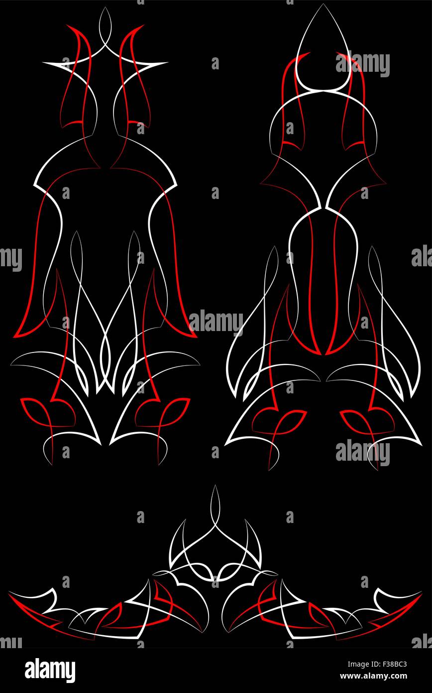 Pinstripe Graphics : Vinyl Ready Vector Art Stock Vector Image & Art ...