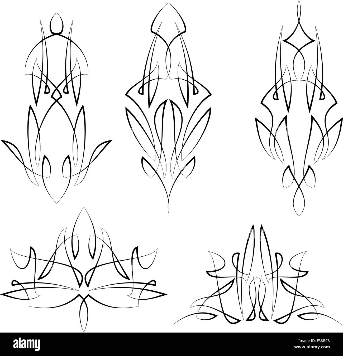 Pinstripe Graphics : Vinyl Ready Vector Art Stock Vector Image & Art ...