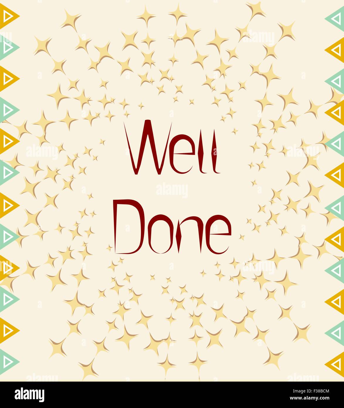 Well done post it Stock Vector Images - Alamy