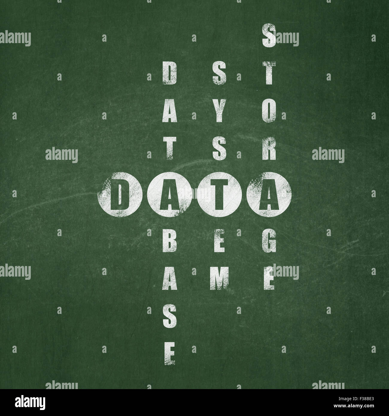 Data concept: Data in Crossword Puzzle Stock Photo - Alamy