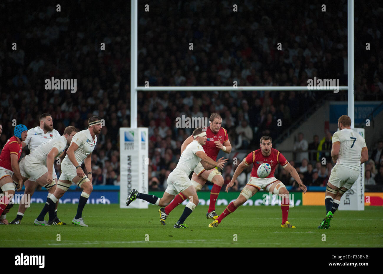 Wales sam warburton rugby world cup match twickenham stadium hi-res ...