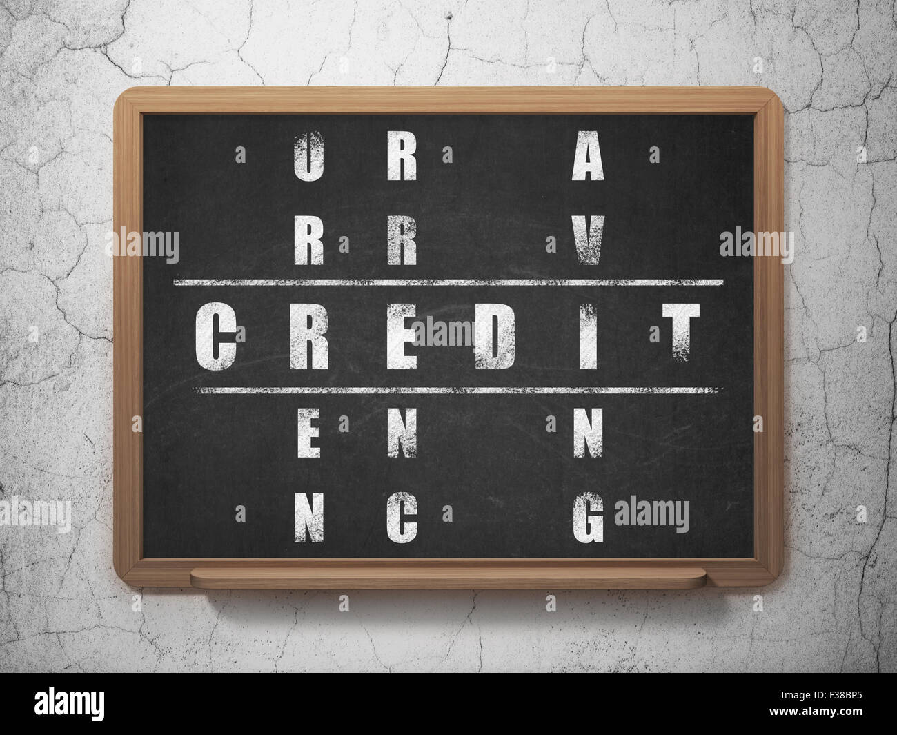 Money concept: Credit in Crossword Puzzle Stock Photo - Alamy