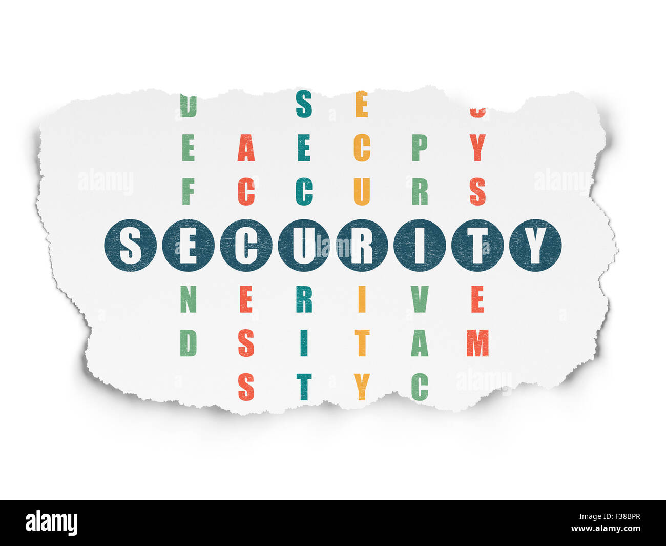 Security concept: Security in Crossword Puzzle Stock Photo - Alamy