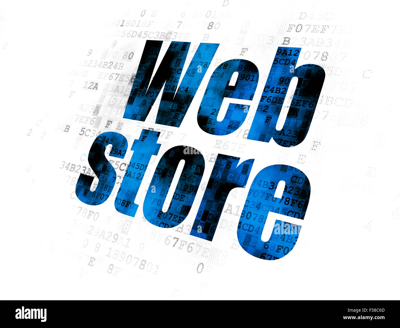 Web design concept: Web Store on Digital background Stock Photo - Alamy
