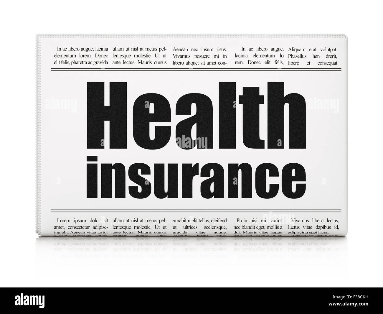 Health insurance article hi-res stock photography and images - Alamy