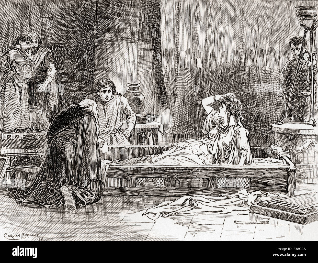 A scene from William Shakespeare's play Pericles, Prince of Tyre. Act ...