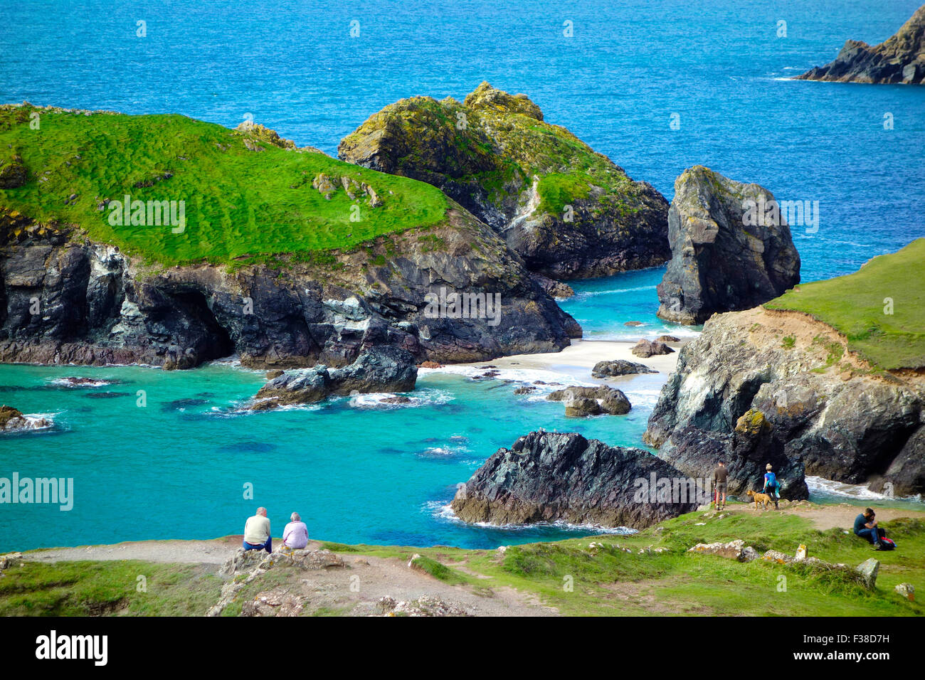 Kynance Cove, Lizard Peninsula, Cornwall, England, UK Stock Photo - Alamy