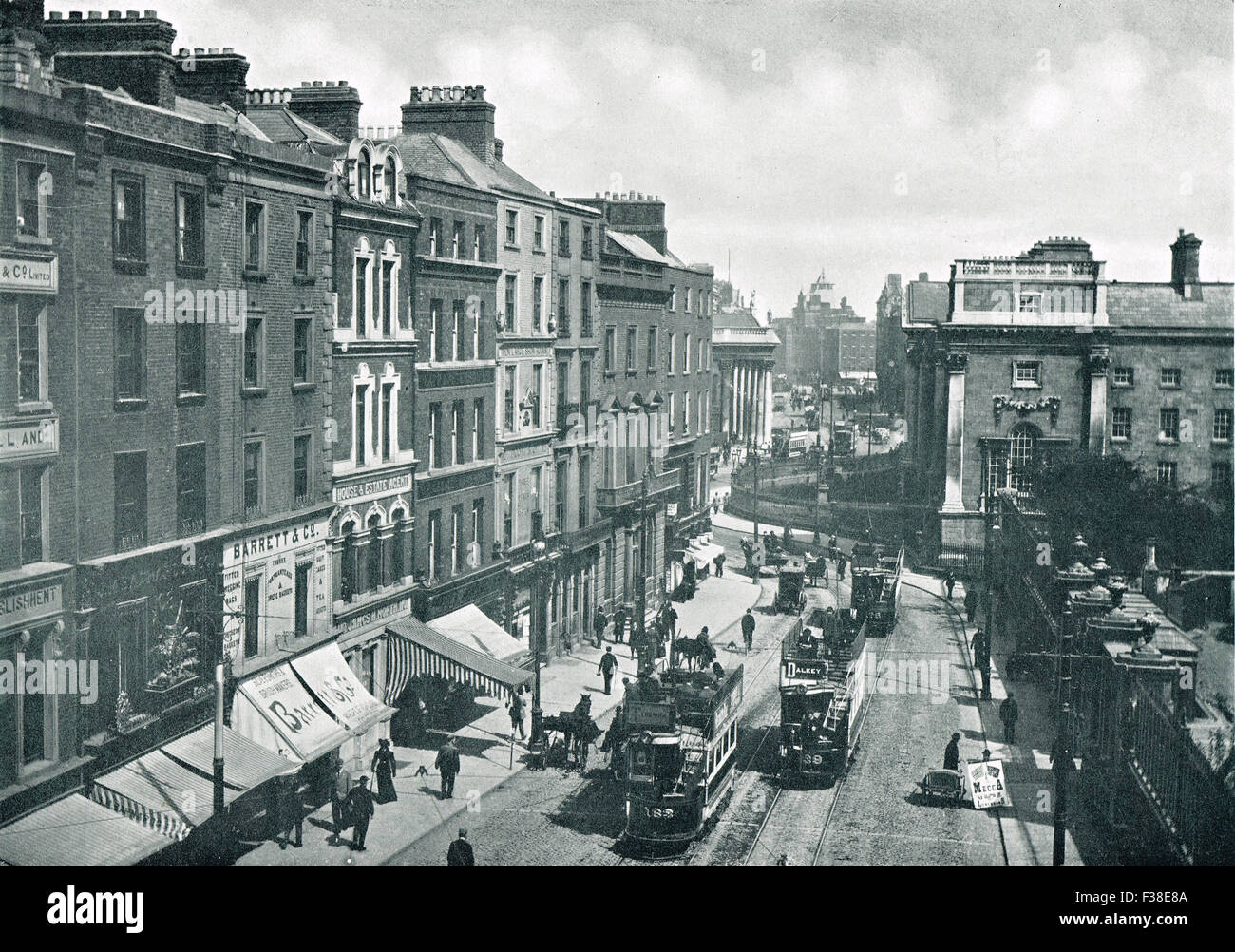 Grafton Street scene Dublin circa 1902 Stock Photo - Alamy