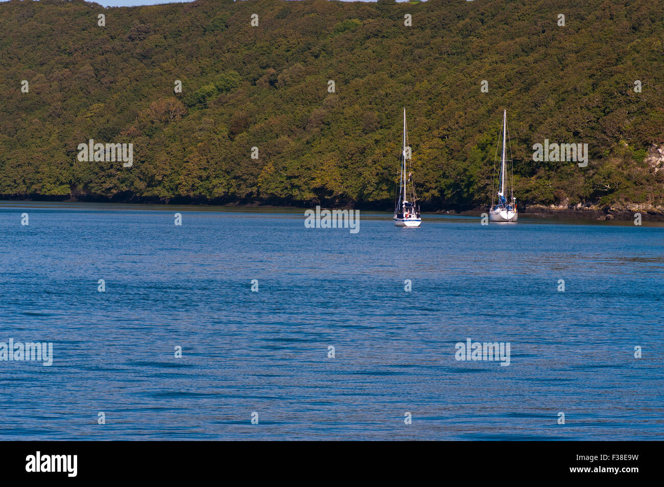 The River Fal Cornwall England UK Stock Photo - Alamy