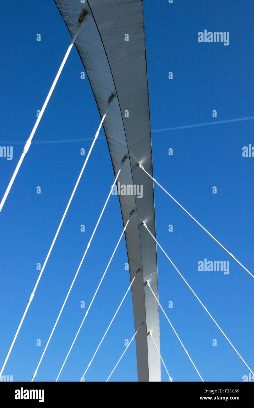 The arc from the Clyde Arc bridge Stock Photo - Alamy