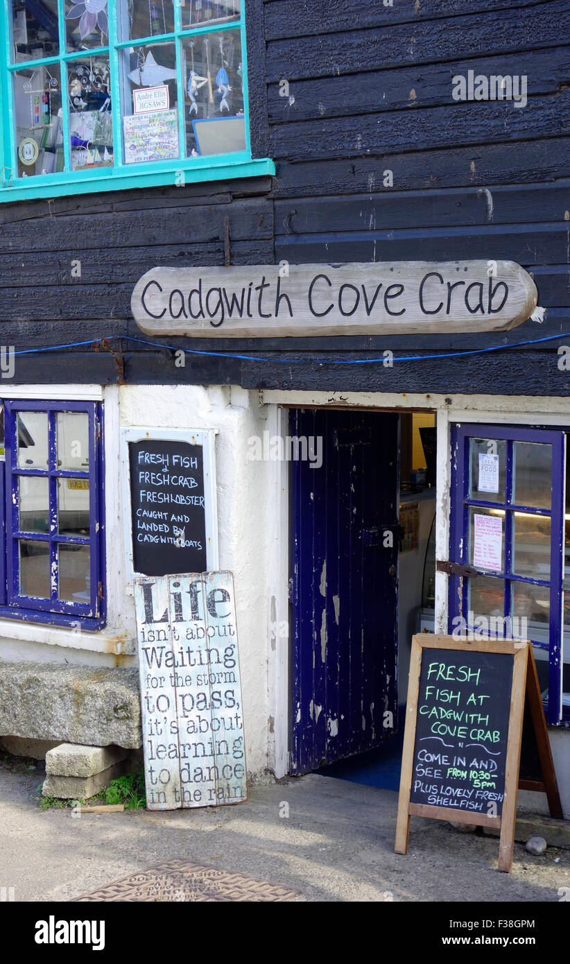 Cadgwith Cove Crab Fishmongers, Cadgwith Village, Lizard Peninsula ...