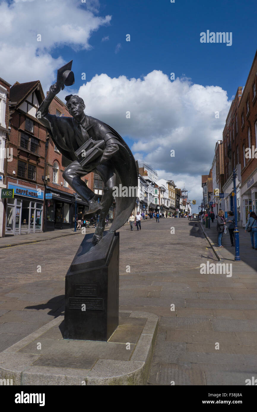 "The Surrey Scholar". Statue in Guildford High Street was unveiled in ...