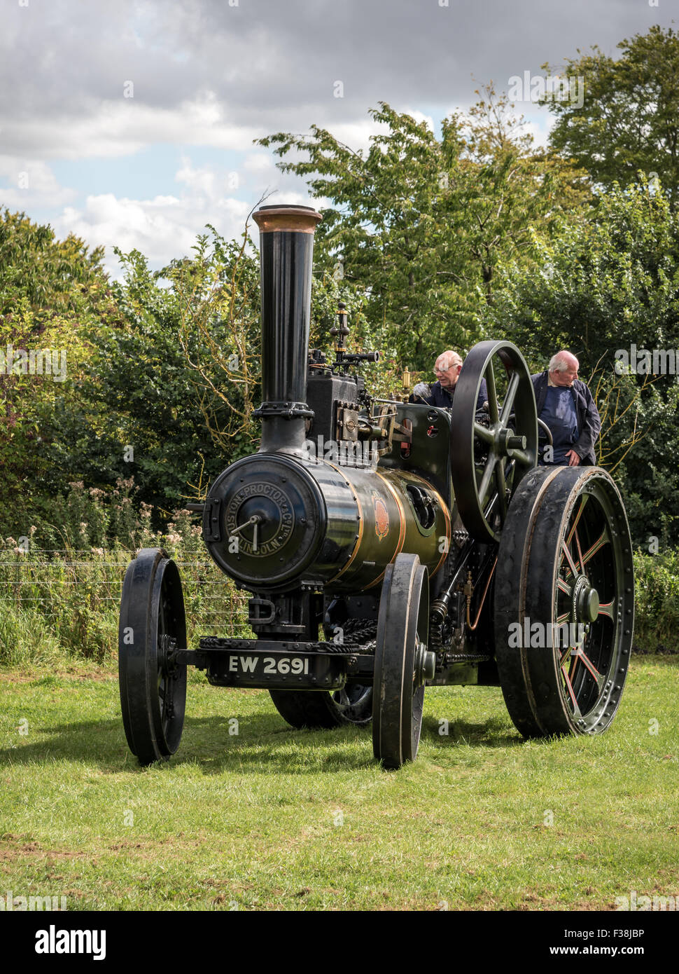 Vintage Steam Traction Locomotive Stock Photo - Alamy