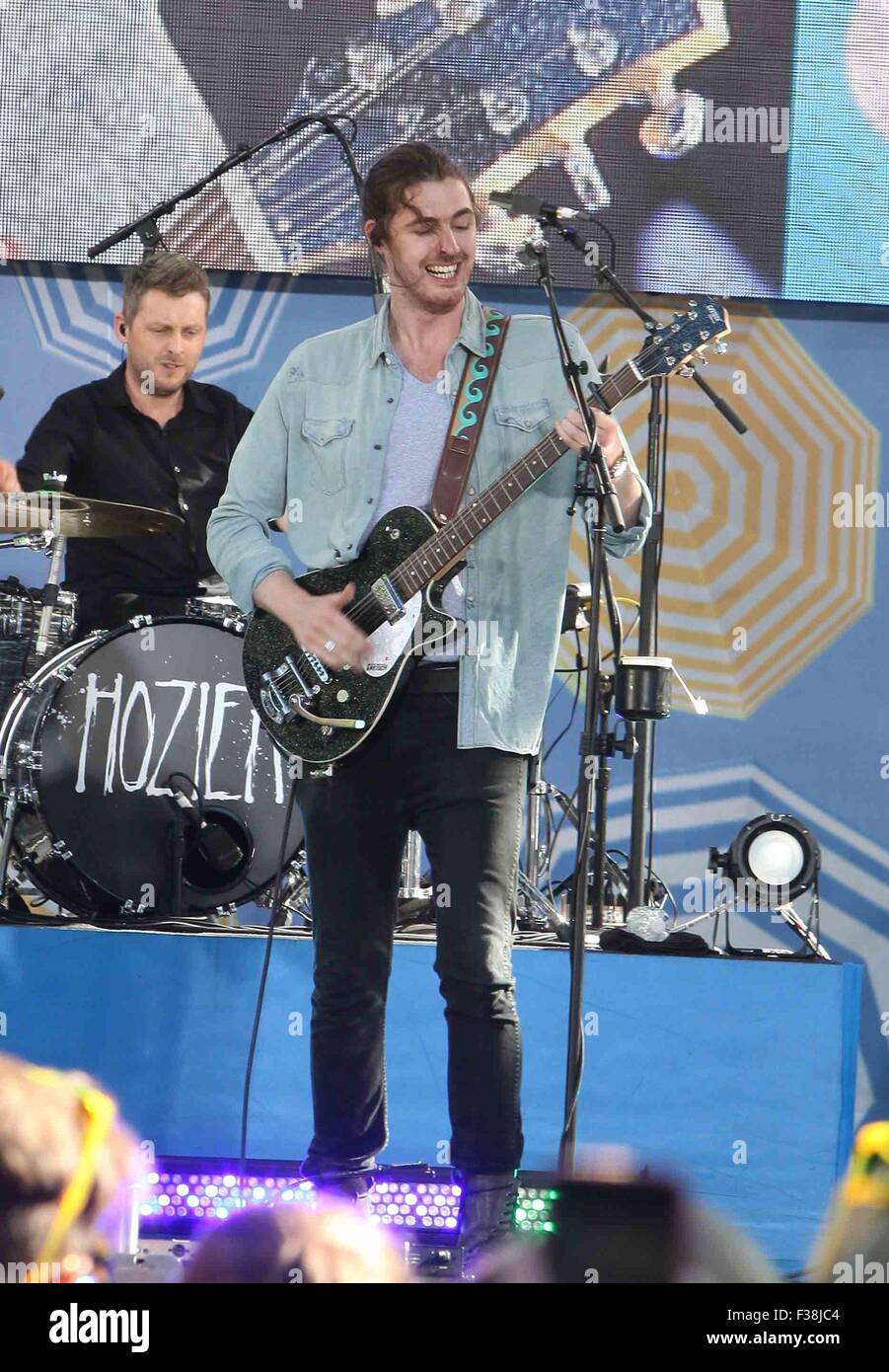 Hozier performs on the 'Good Morning America' Summer Concert Series at ...