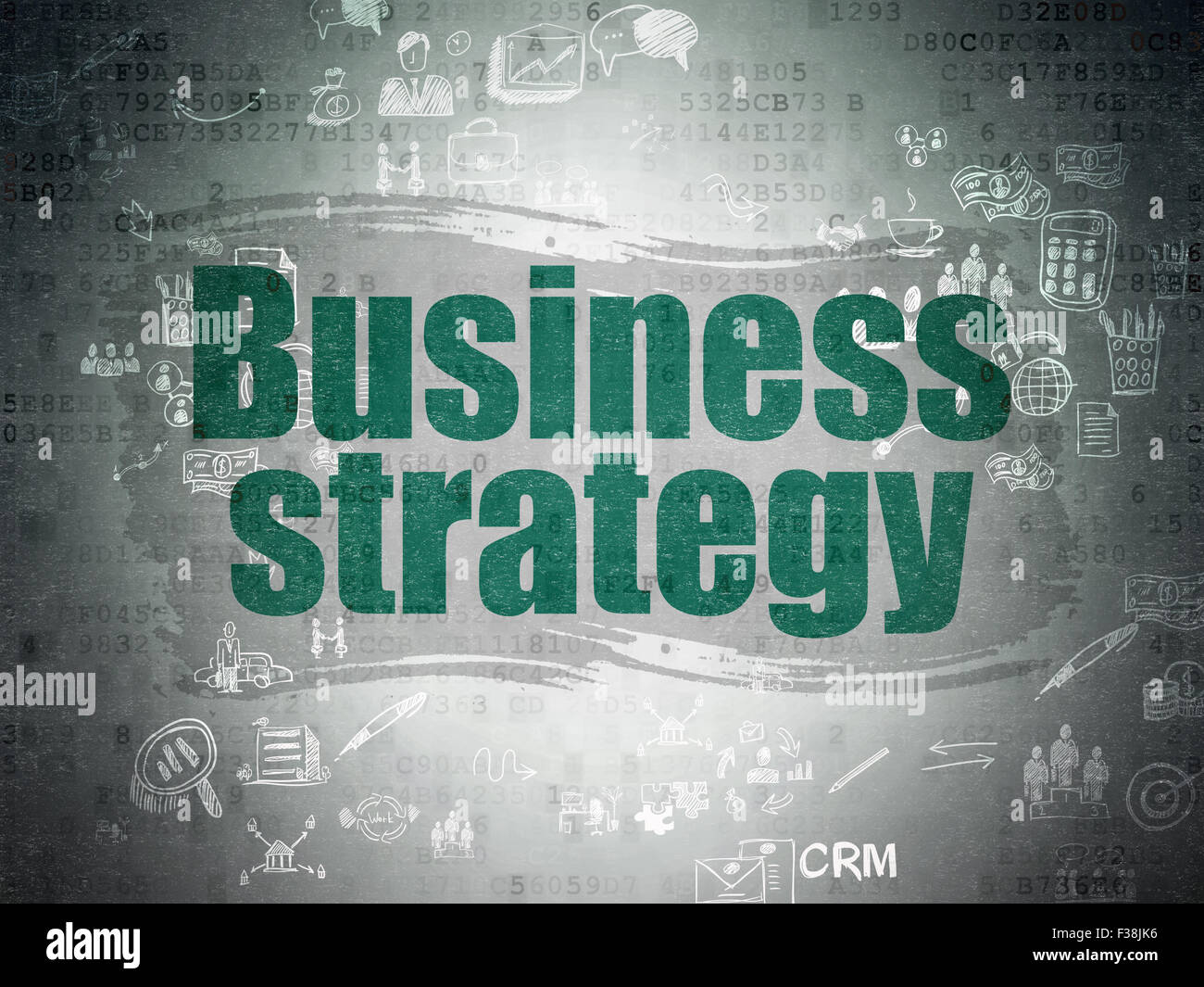 Finance concept: Business Strategy on Digital Paper background Stock ...