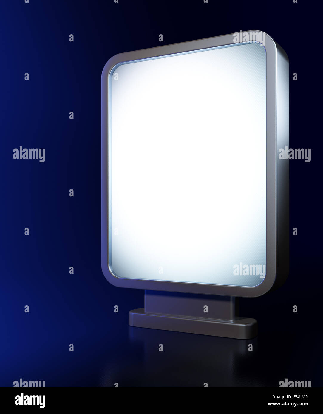 Blank advertising billboard Stock Photo - Alamy