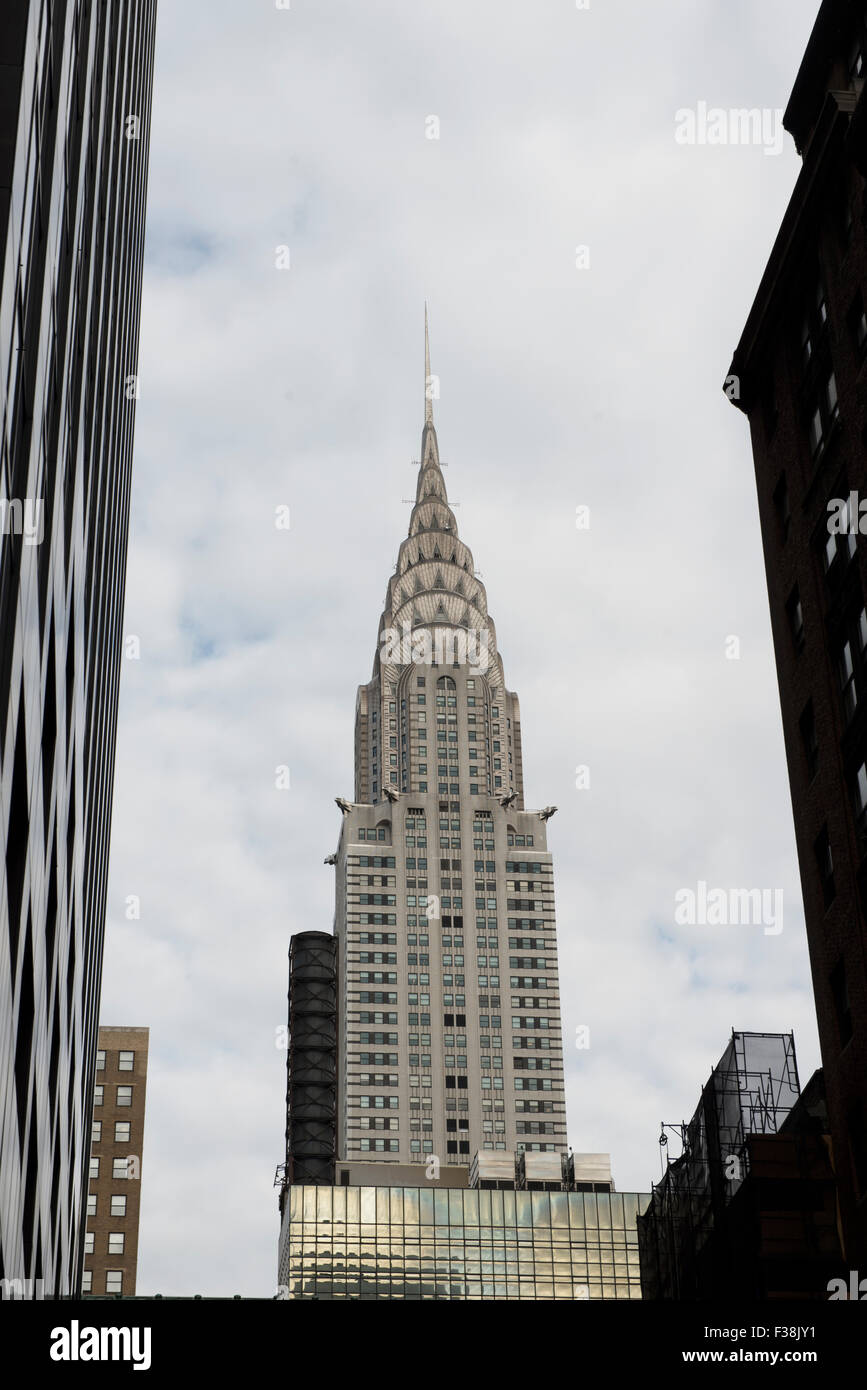 Chrysler building aerial hi-res stock photography and images - Alamy