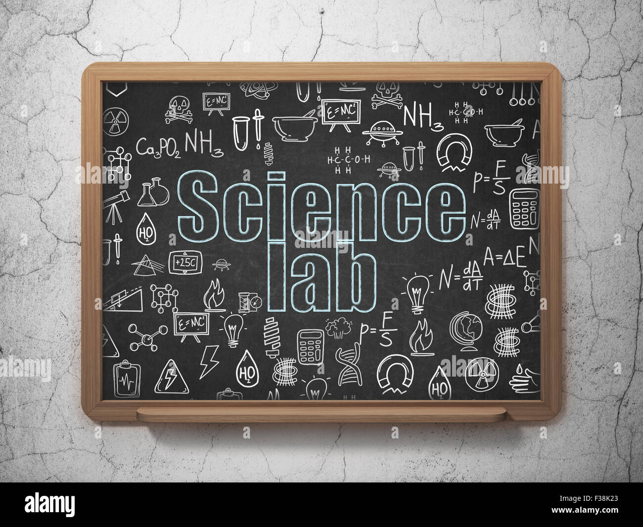 Science concept: Science Lab on School Board background Stock Photo - Alamy