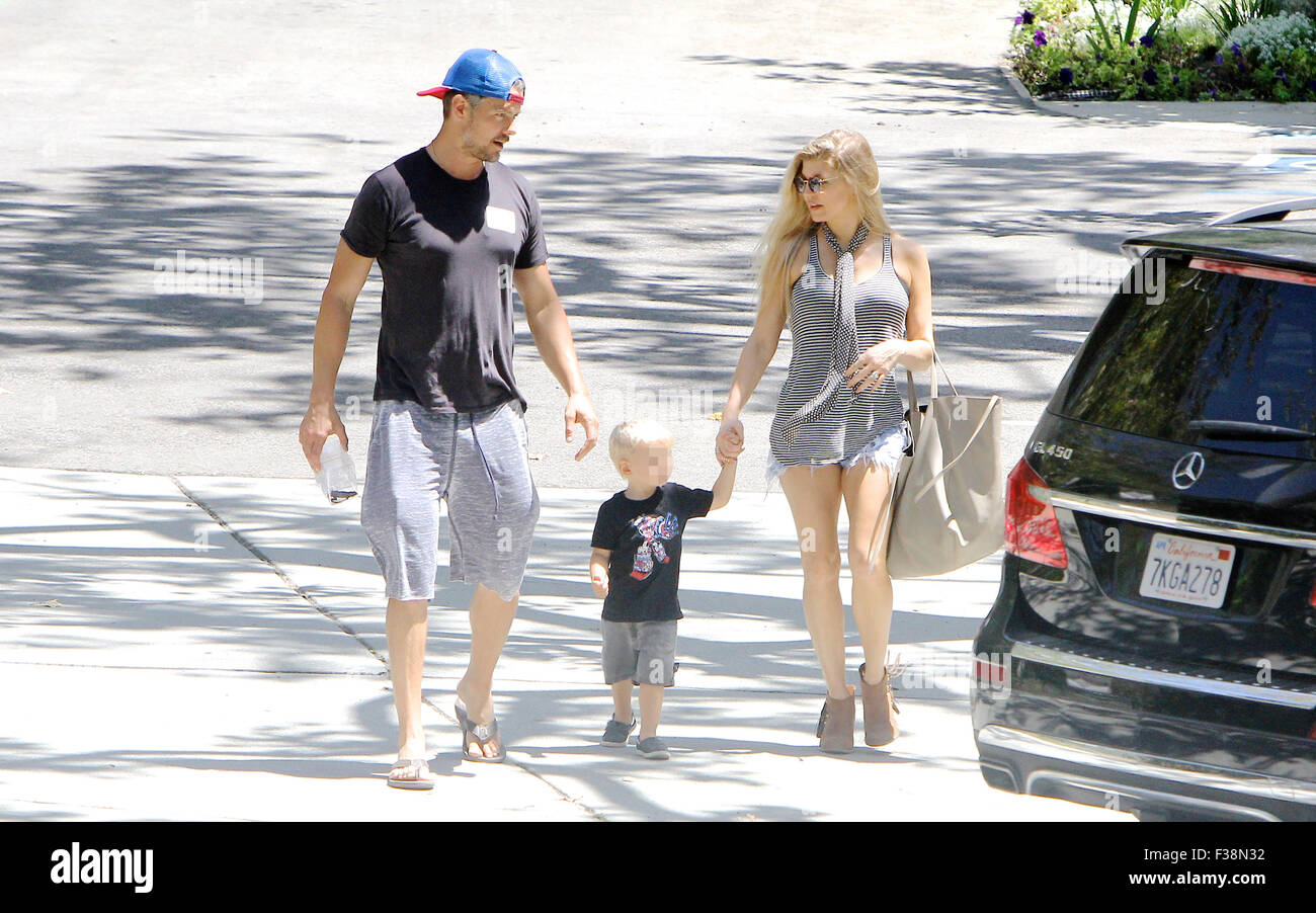 Fergie son axl duhamel out hi-res stock photography and images - Alamy