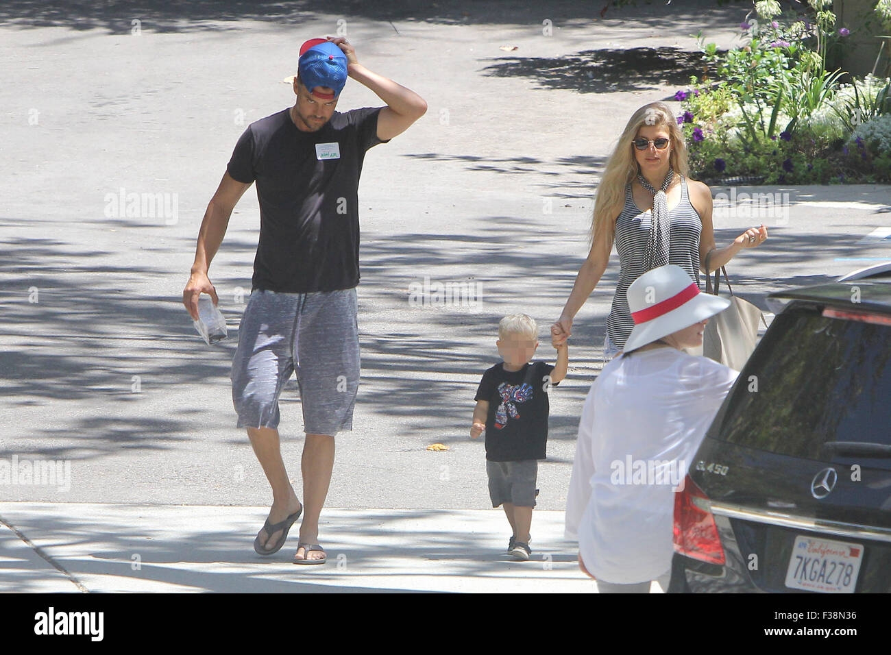 Fergie, Josh Duhamel and their son Axl Duhamel head out for a day ...