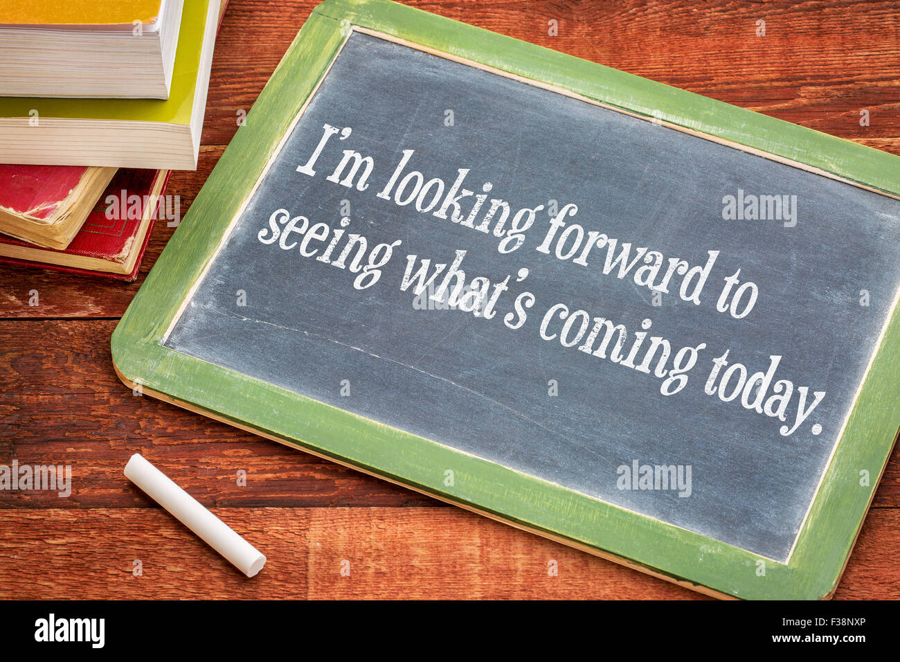 I am looking forward to seeing what is coming today - positive ...