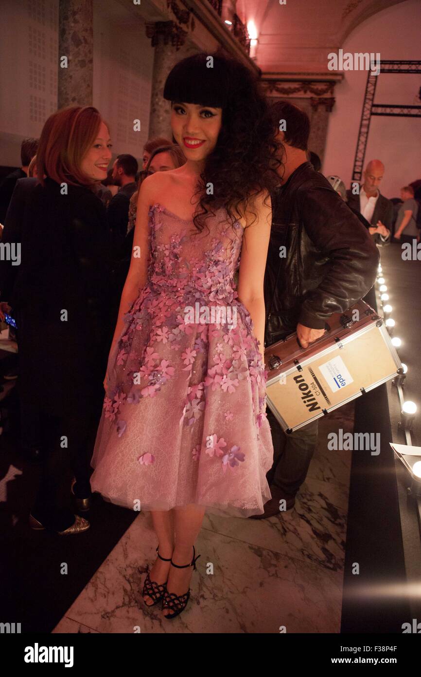 Jessica Minh Anh, Fashion show producer and model during fashion show ...
