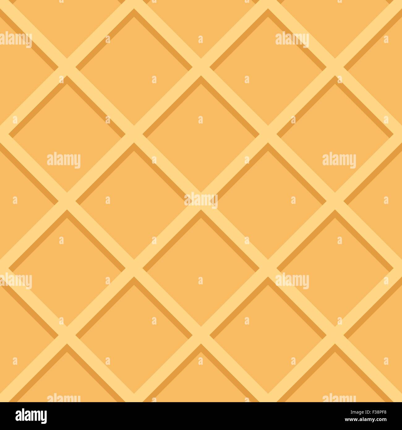 Waffle Seamless Pattern Background Vector Illustration Stock Vector ...