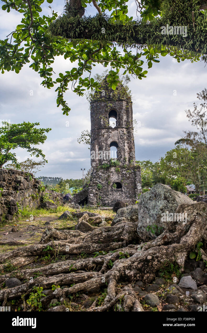 Scenic view of an old church with a tall Stock Photo - Alamy