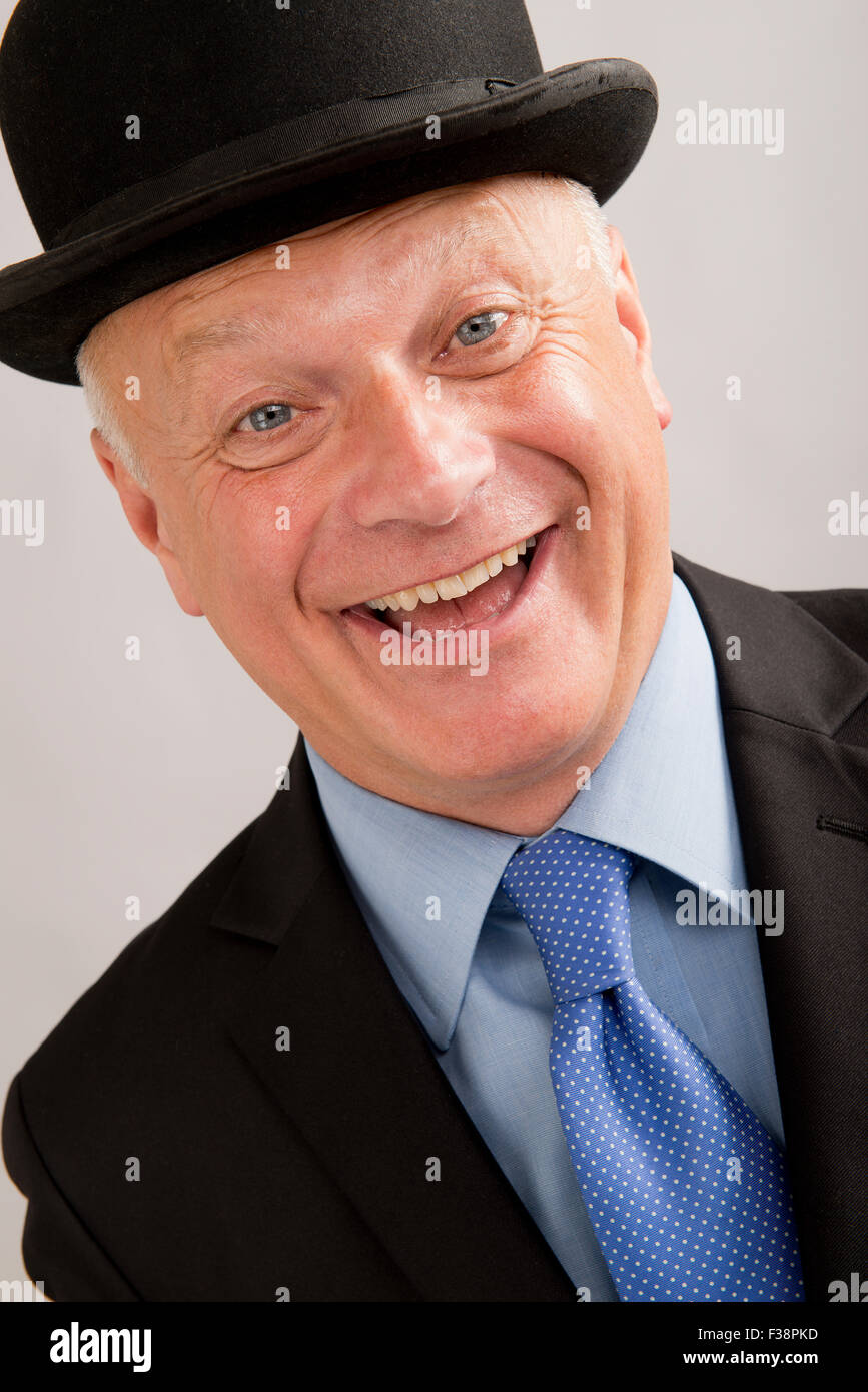 British banker bowler hat hi-res stock photography and images - Alamy
