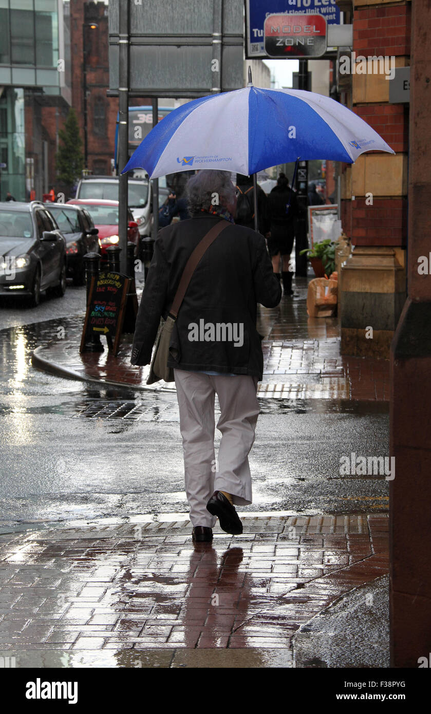 Rainy day in Manchester Stock Photo - Alamy