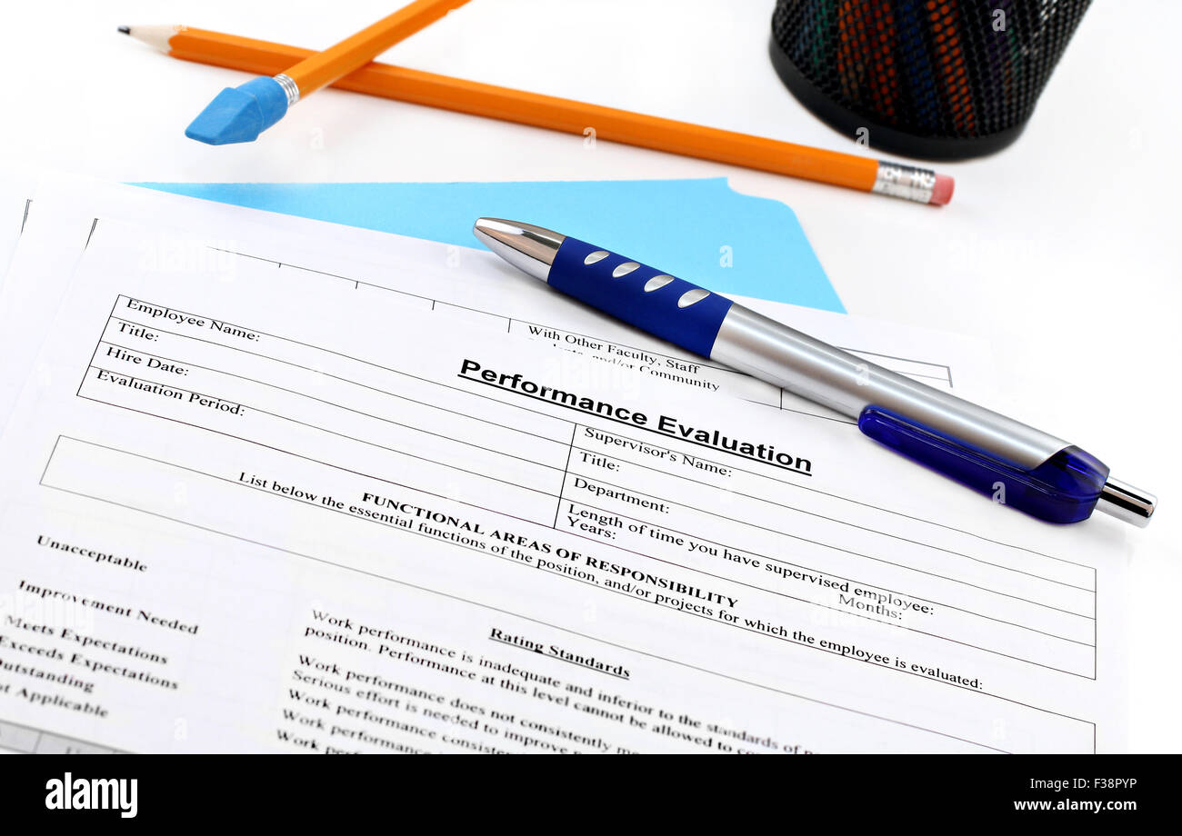 Performance appraisal form hi-res stock photography and images - Alamy