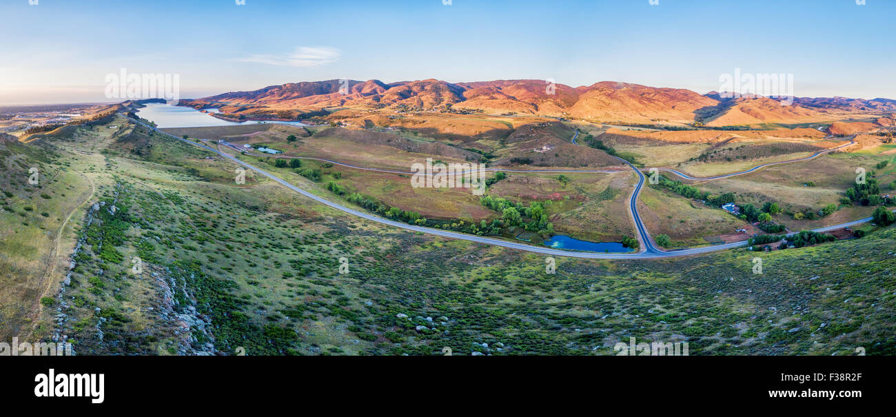 Aerial view horsetooth reservoir hi-res stock photography and images ...