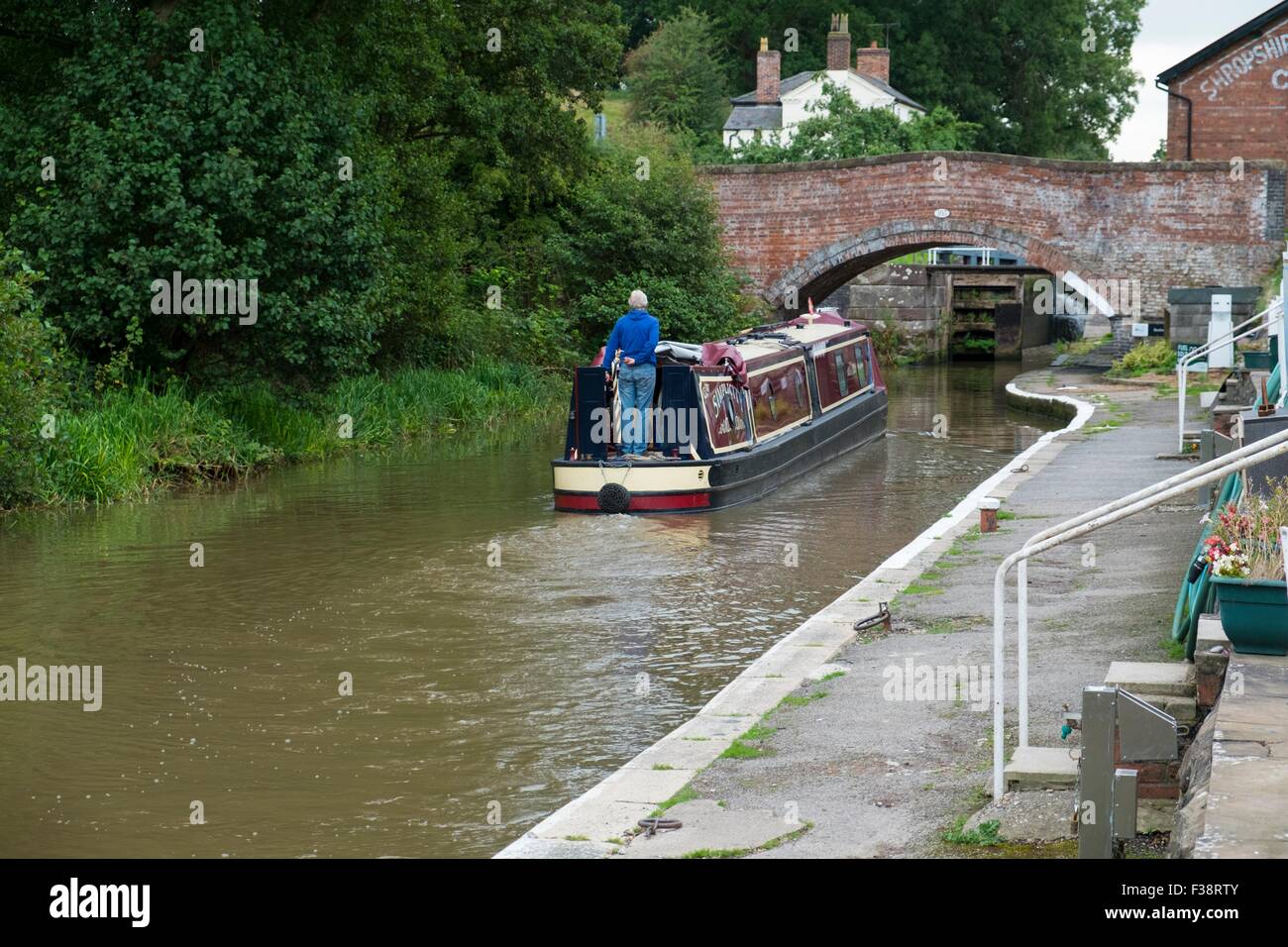 Bunbury Staircase Locks Stock Photo - Alamy