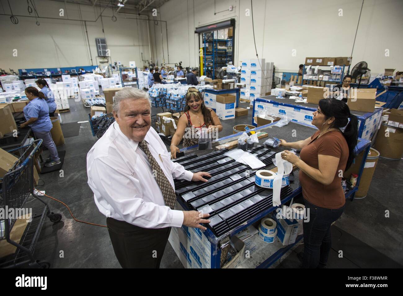 Los Angeles, California, USA. 1st Sep, 2015. Donald Friese, CEO of CR ...