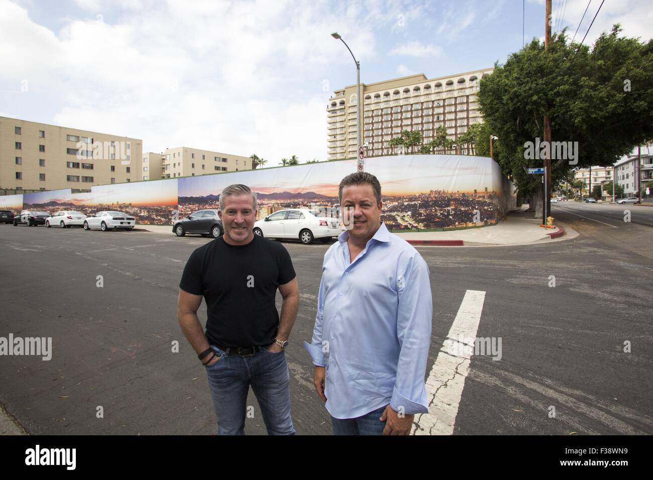 Los Angeles, California, USA. 2nd Sep, 2015. Jonathan Genton, right ...