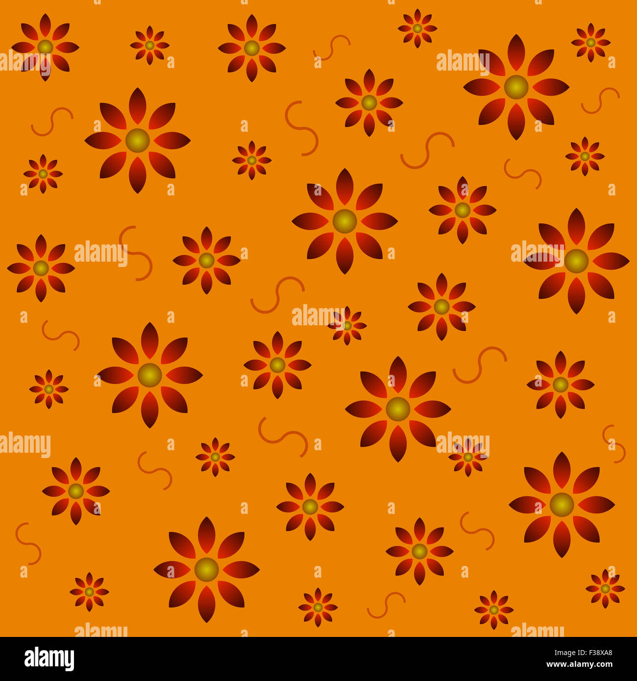 floral seamless repeating background - flower texture Stock Photo - Alamy