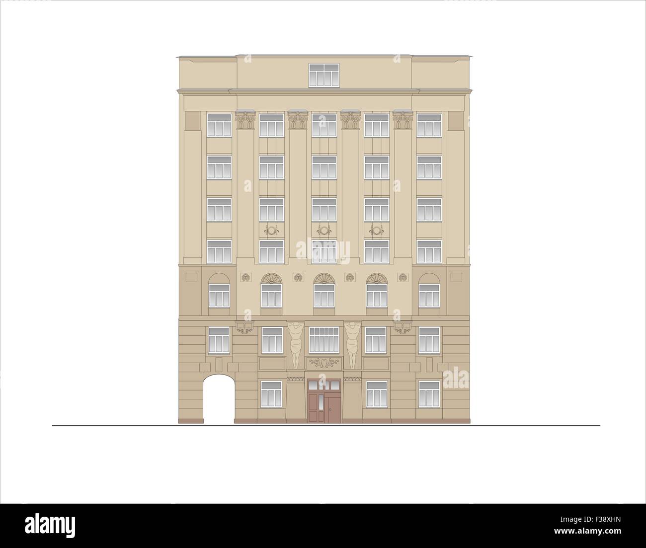 Buildings foundation Cut Out Stock Images & Pictures - Alamy