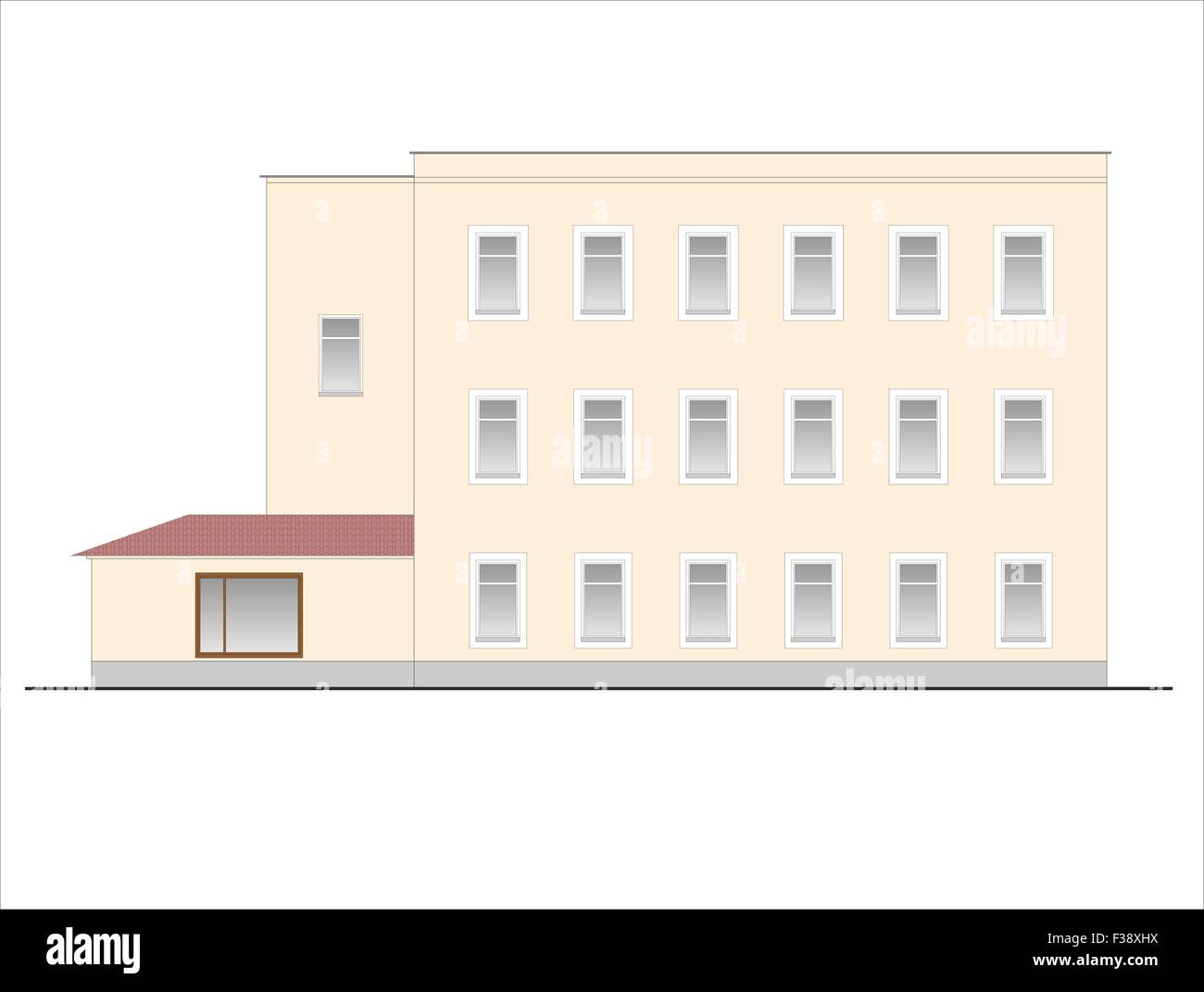 Houses, Buildings, Constructions, Installations. Illustrations of ...