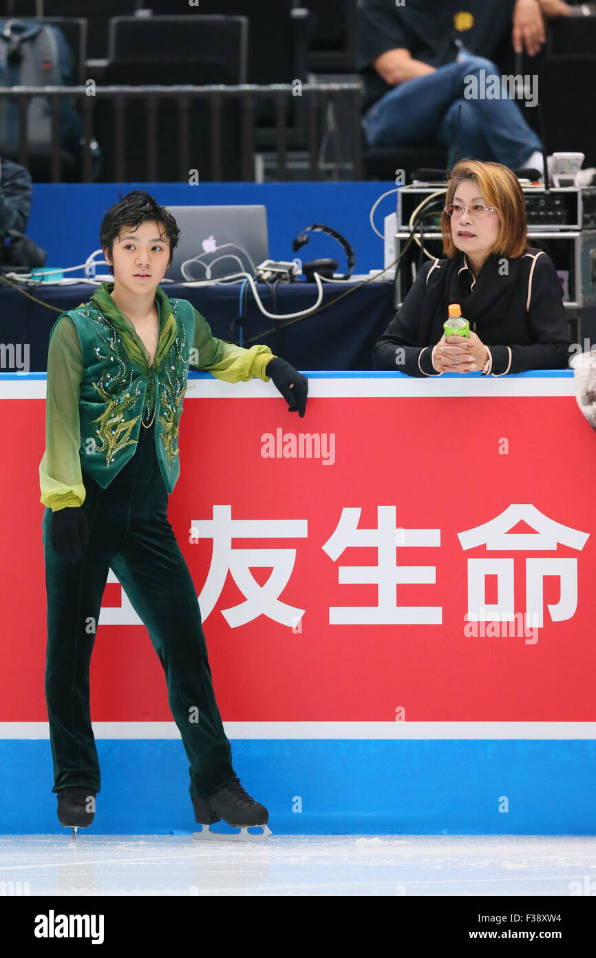 Saitama Super Arena, Saitama, Japan. 2nd Oct, 2015. (L to R) Shoma Uno ...
