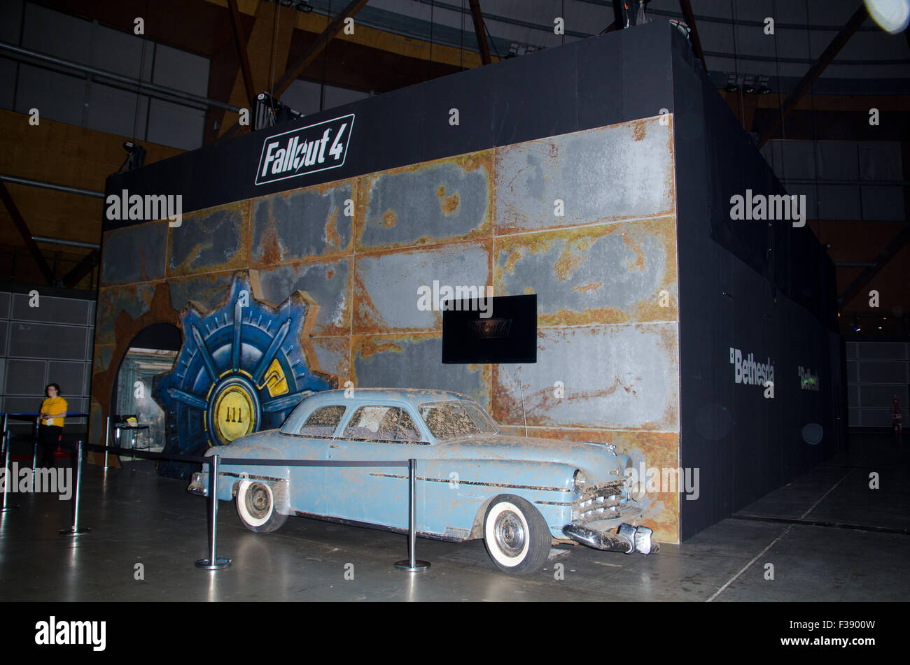 Sydney, Australia. 2nd October, 2015. Fallout 4 game booth at the 2015 ...