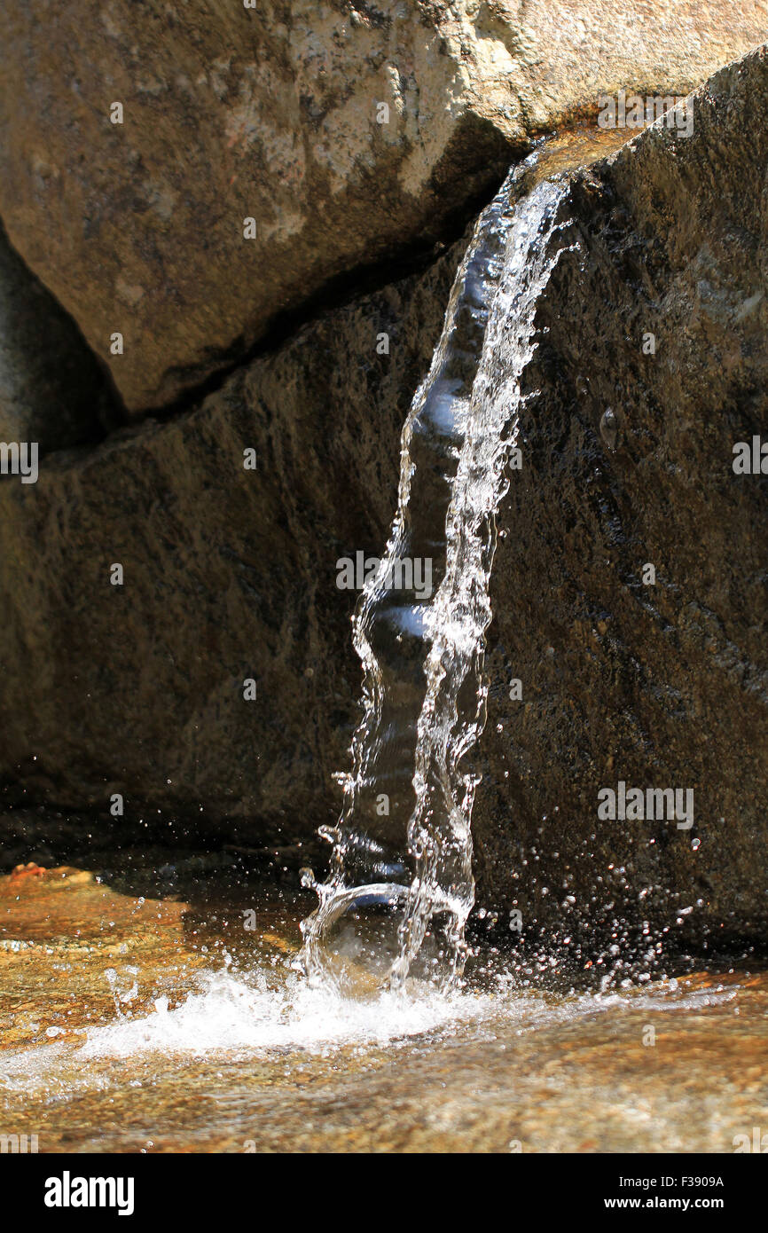 water flow down from stream Stock Photo - Alamy