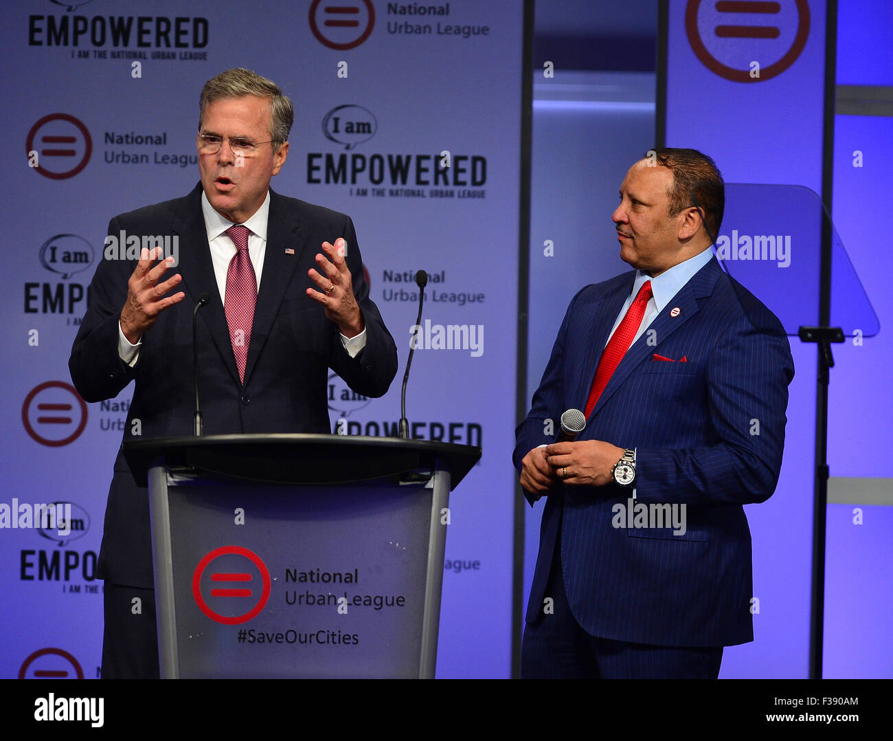 Jeb Bush speaks during the Presidential Candidates Plenary at the ...
