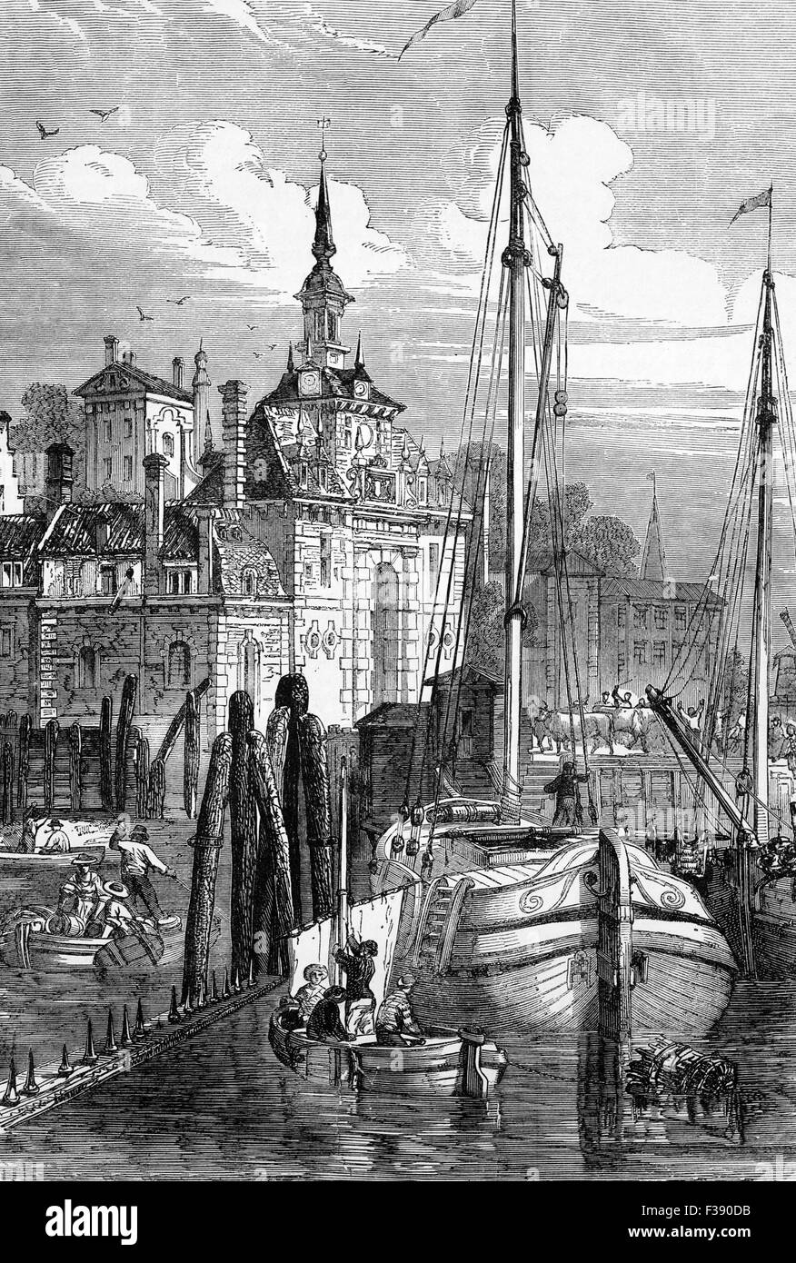 Barge rhine Black and White Stock Photos & Images - Alamy