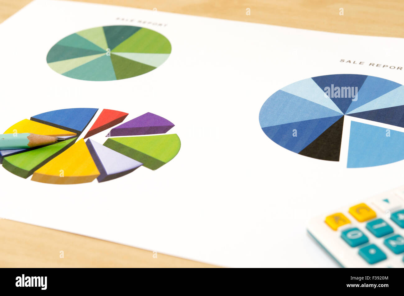 Financial paper charts and graphs on the table Stock Photo - Alamy
