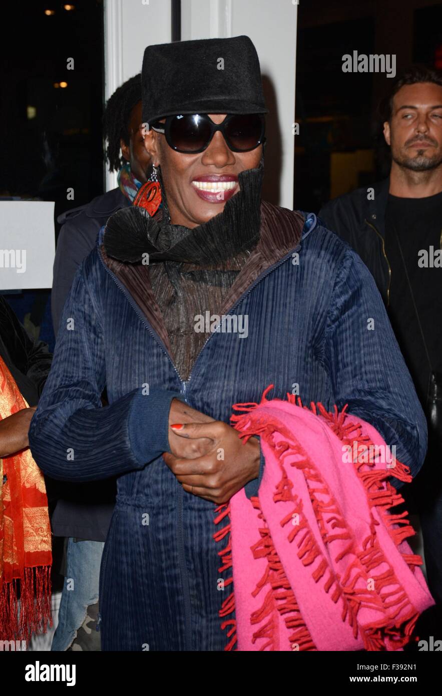 New York, NY, USA. 1st Oct, 2015. Grace Jones in attendance for Grace ...