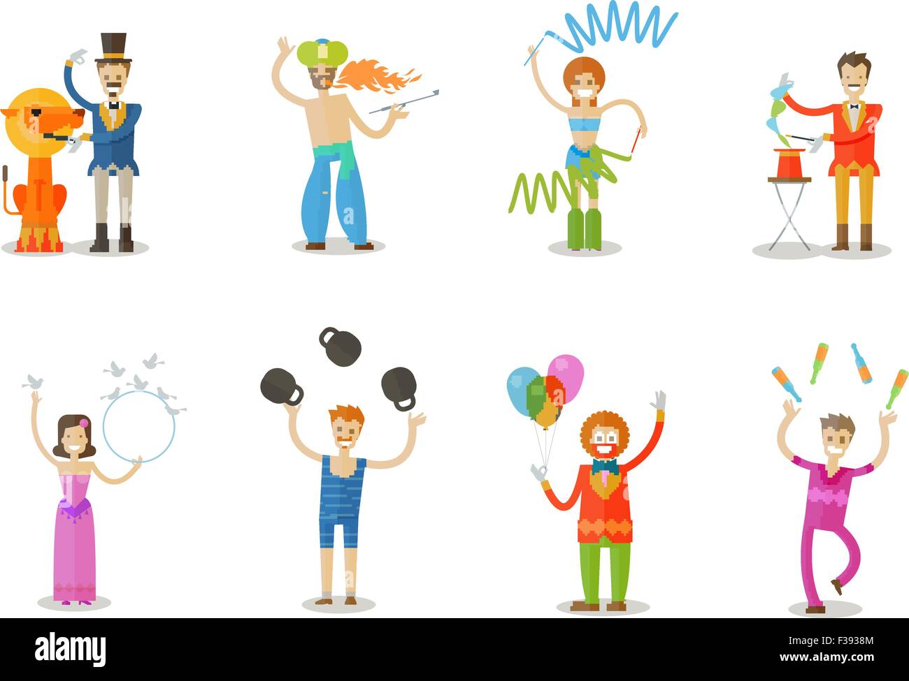 Circus character Cut Out Stock Images & Pictures - Alamy