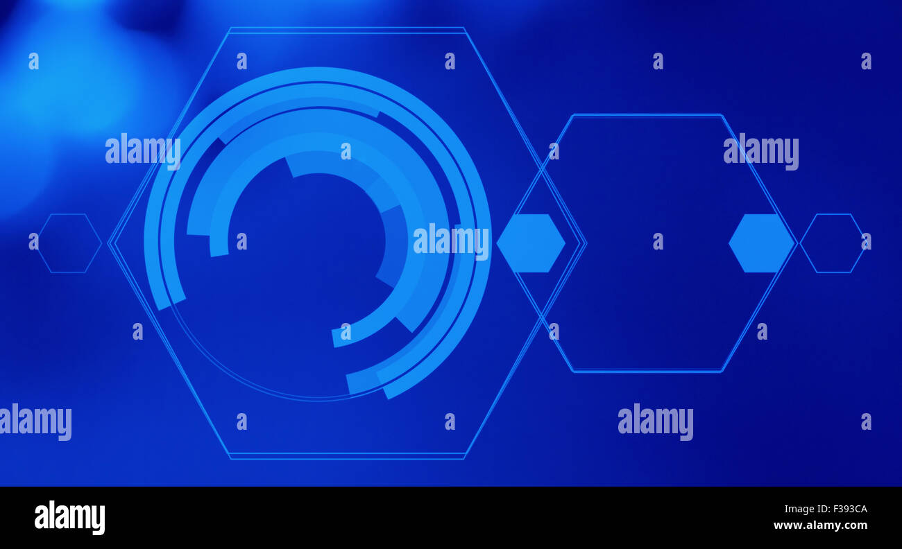 Hologram interface graphics, abstract background Stock Photo - Alamy