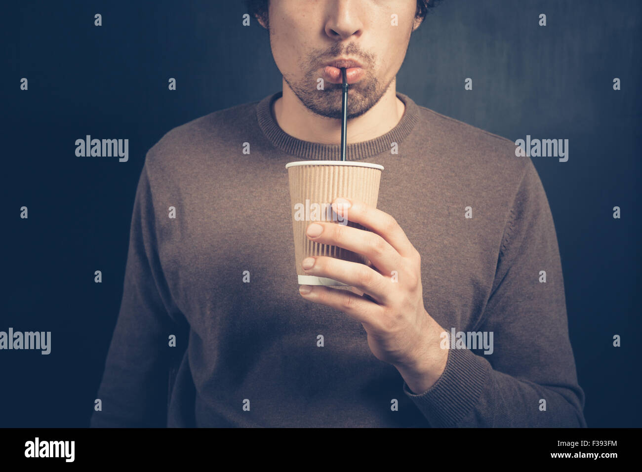 Sucking a straw hi-res stock photography and images - Alamy