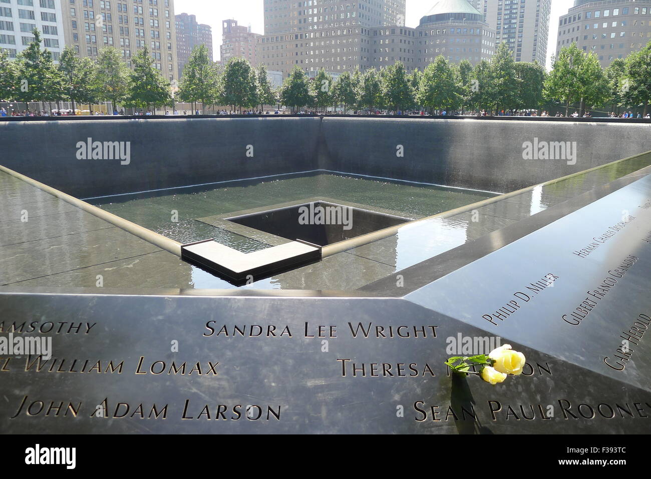 9.11 Memorial South Pool Stock Photo - Alamy