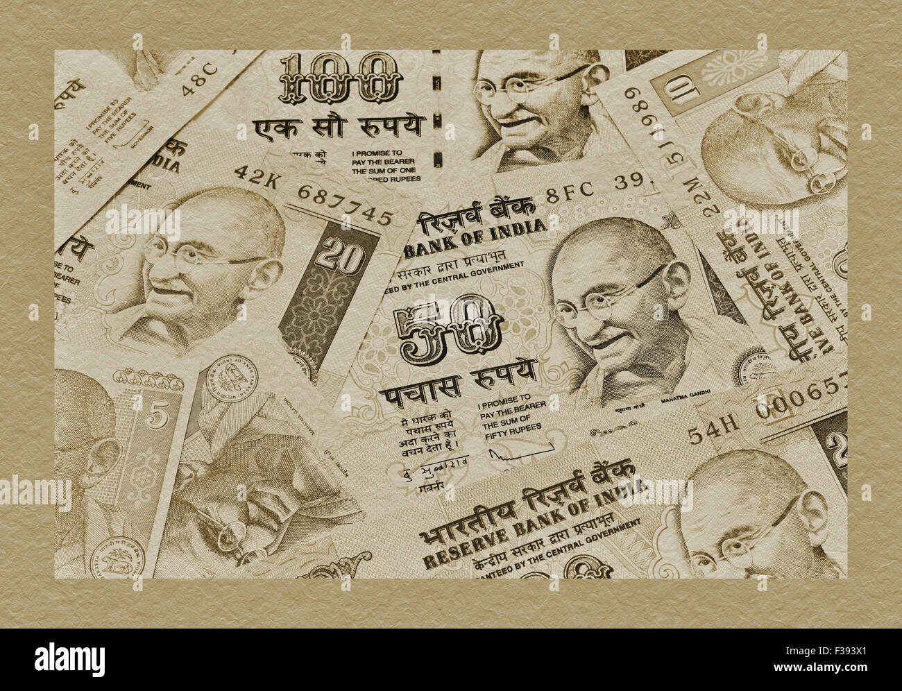 Indian rupee front hi-res stock photography and images - Alamy